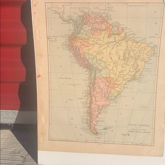 Wall Decor | Antique Maps 1894 Old World Maps | Poshmark